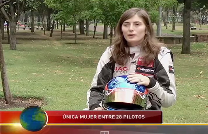 Tatiana Calderón, única entre 28 pilotos - Canal 1