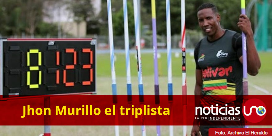 John Murillo listo para salto triple - Canal 1