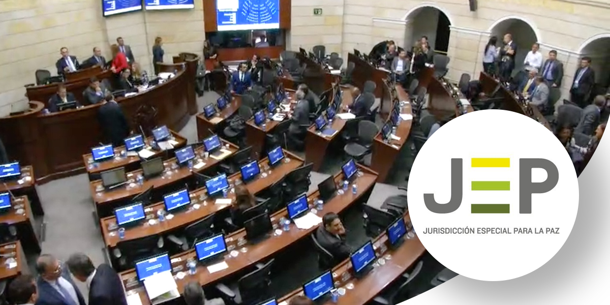 Día clave para el futuro de la ley que reglamentará la JEP - Canal 1