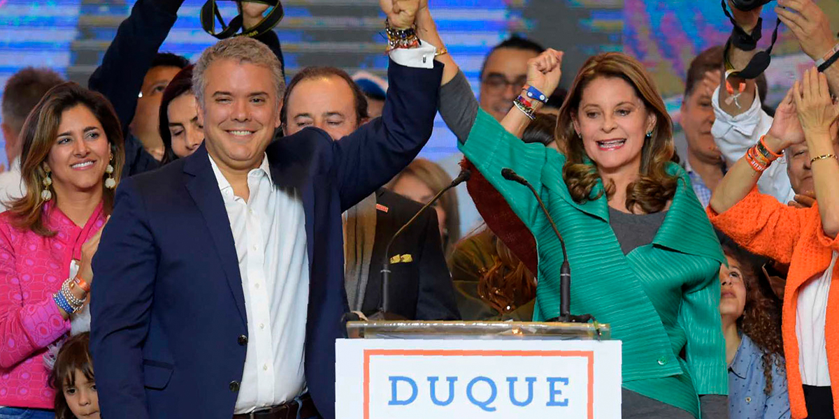 Imagen del día: El discurso de Iván Duque como presidente electo - Canal 1