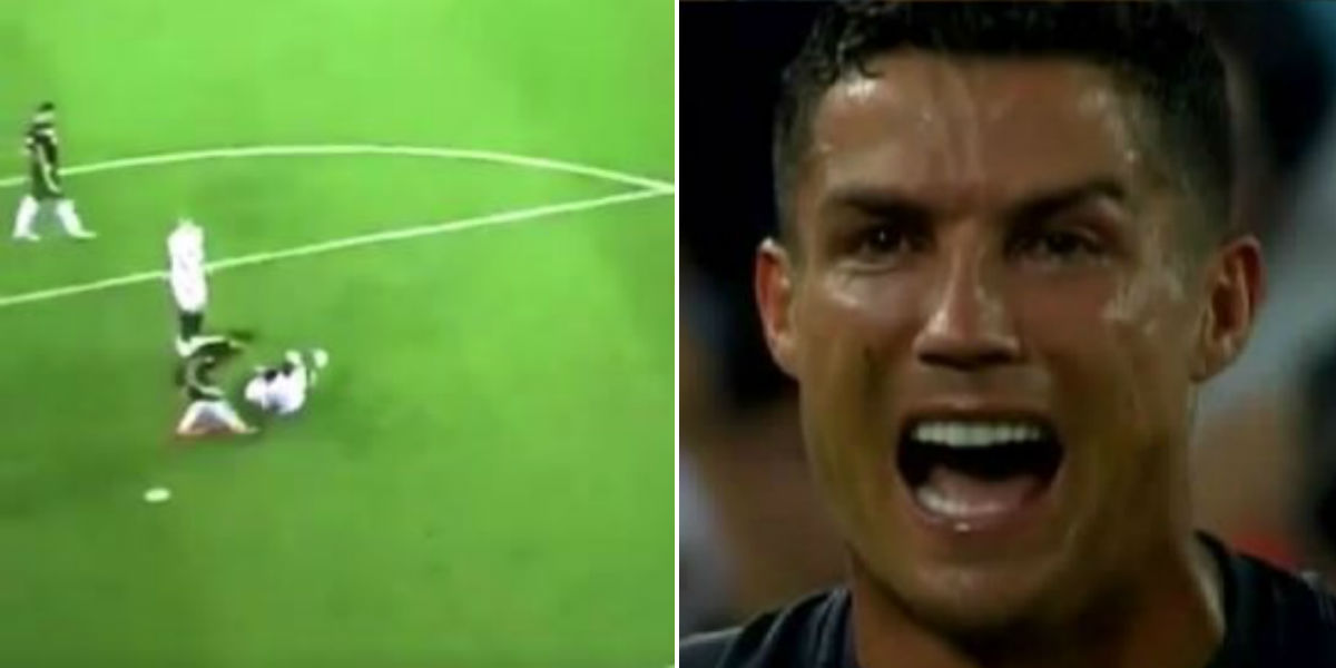 Simulación de Murillo provocó la expulsión de Cristiano Ronaldo - Canal 1