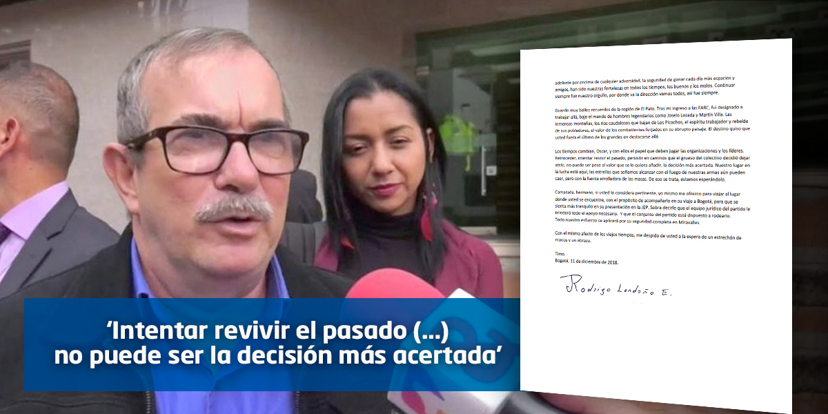 ‘Timochenko’ pide a ‘El Paisa’ presentarse ante JEP y se ofrece ...