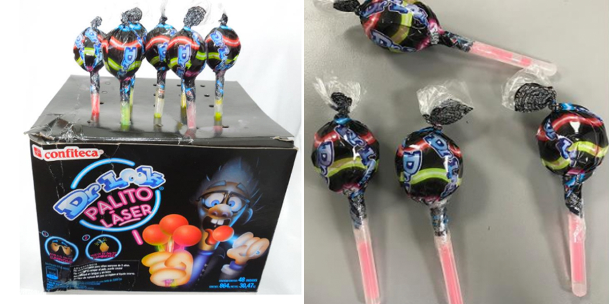 SIC retira del mercado dulce luminoso, 'Dr. Look Palito Láser' - Canal 1