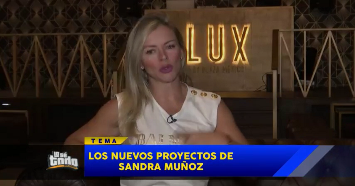 Los nuevos proyectos de Sandra Muñoz tras salir de la actuación - Canal 1