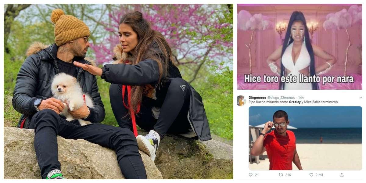 Los memes por el rumor de que Greeicy Rendón y Mike Bahía terminaron ...