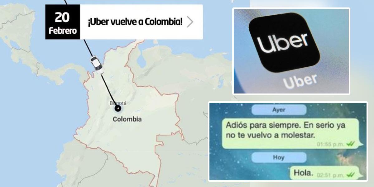 Uber regresa a Colombia y los memes no se hicieron esperar - Canal 1