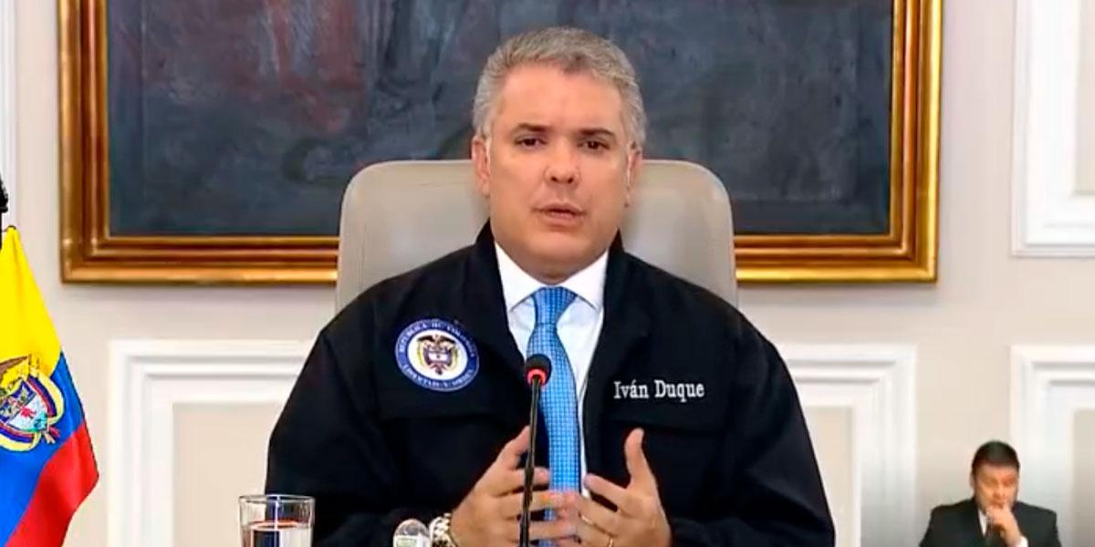 Presidente Duque anuncia medidas sobre servicios públicos, trabajo y ...