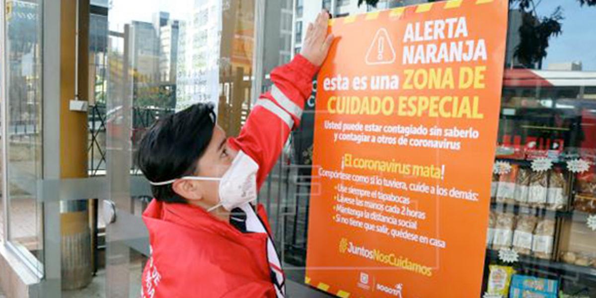 Dos nuevas zonas entrarán en alerta naranja en Bogotá - Canal 1