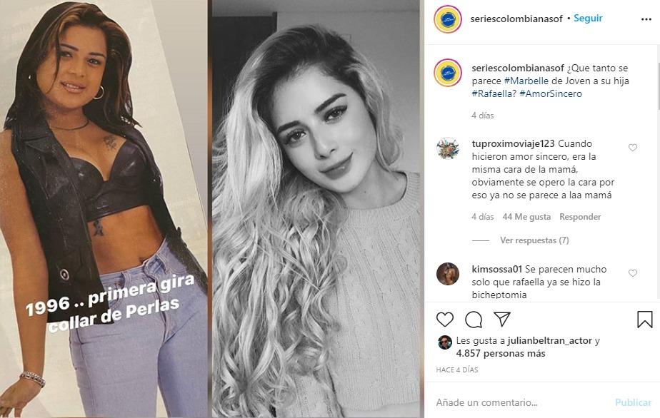 Por foto de Marbelle cuando joven dicen que es “idéntica” a su hija Rafaella - Canal 1