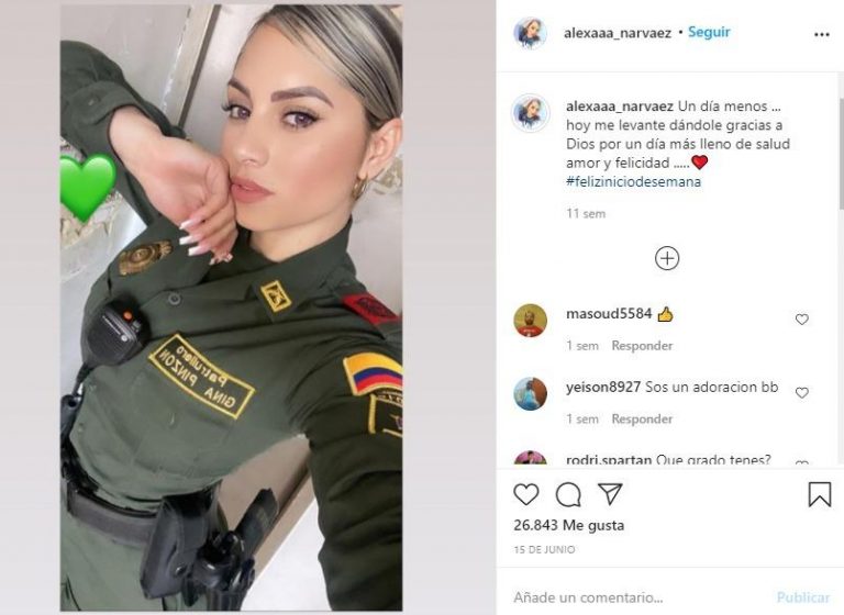 Le salió dura competencia a la “policía más linda de Colombia” - Canal 1