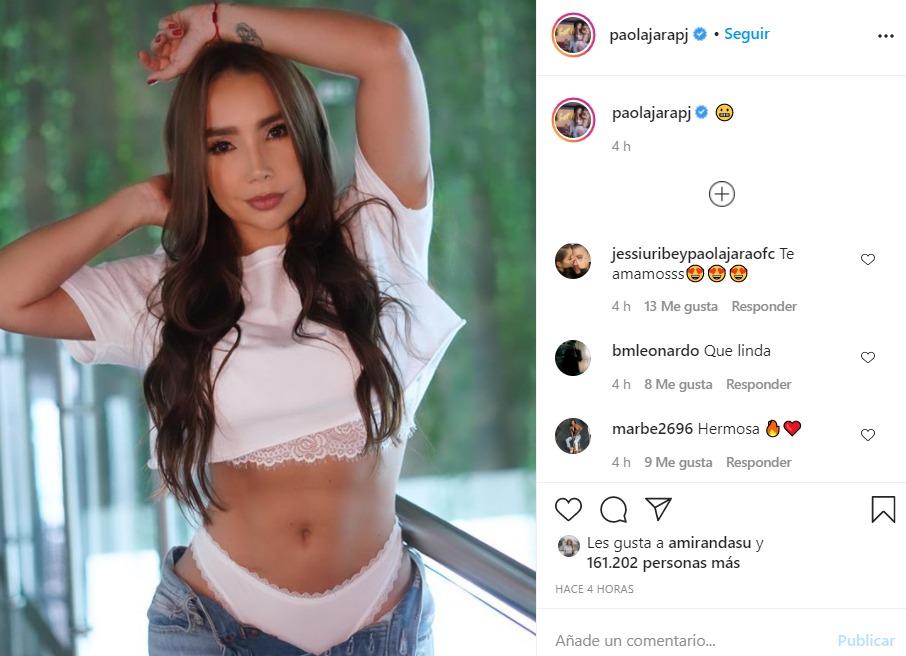Paola Jara mostró su abdomen posando en lencería - Canal 1