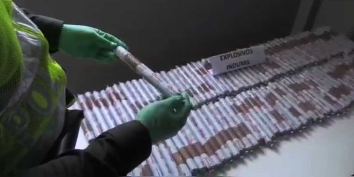 Incautan más de 100 barras de explosivos de la disidencia de las Farc ...