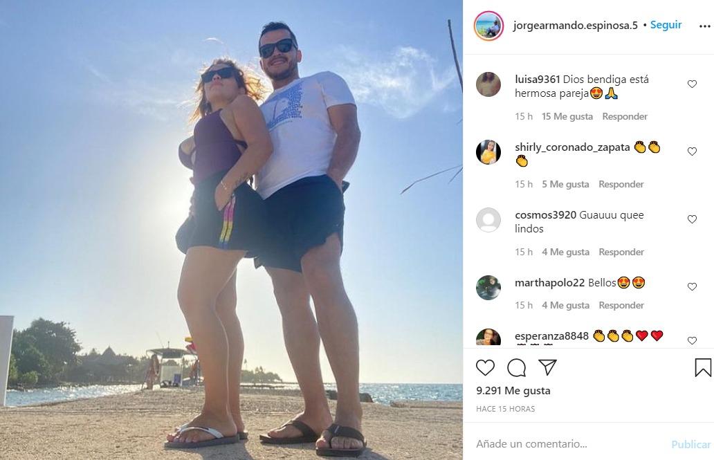Sandra Barrios vacaciones: está con Jorge Espinosa en la playa - Canal 1