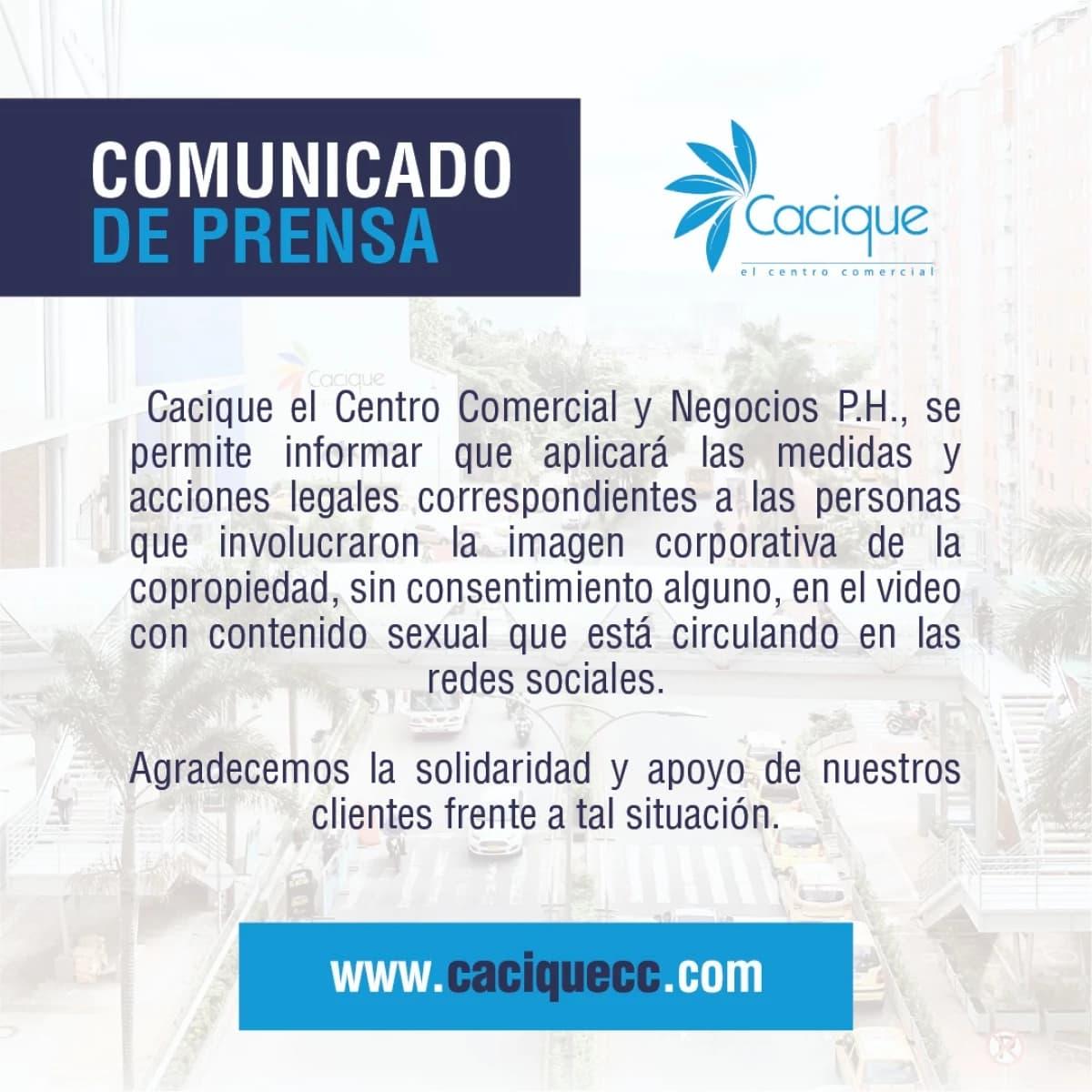 Video Centro Comercial Bucaramanga Cacique Sara Blonde - Canal 1