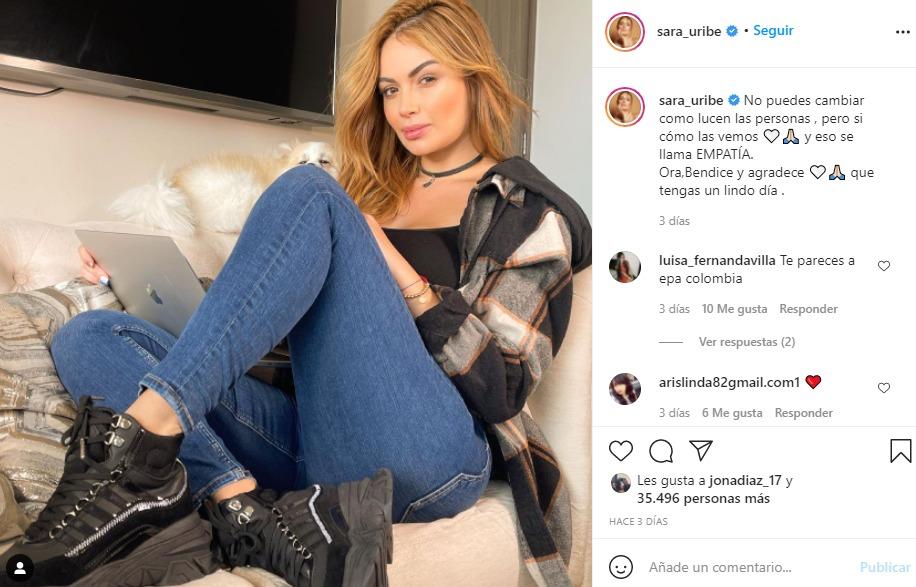 Sara Uribe comparan con Epa Colombia por rasgos en rostro - Canal 1