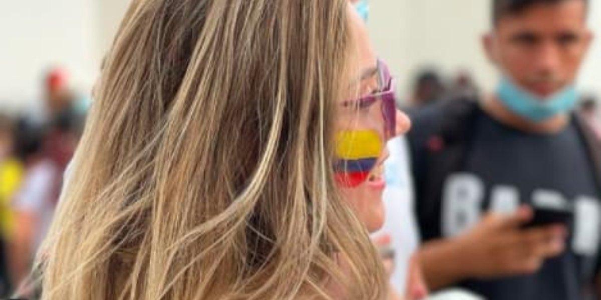 Sara Blonde marchas paro nacional mensaje reforma tributaria - Canal 1