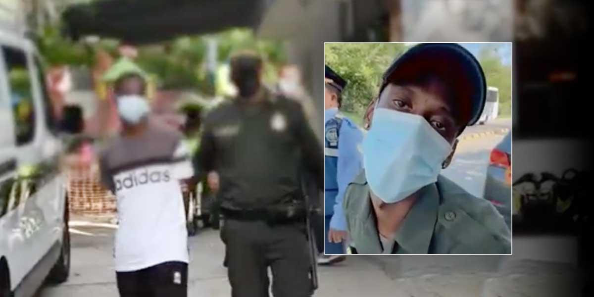 Capturan a influencer que realizaba un falso retén en Cartagena - Canal 1