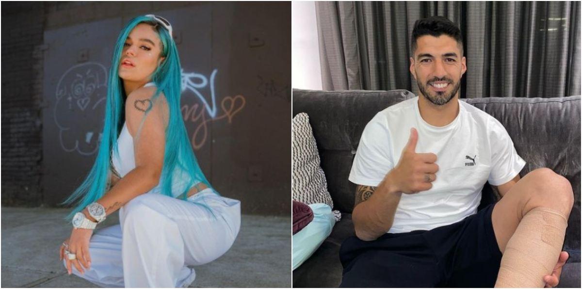 Karol G posó con Luis Suárez y su esposa Sofía Balbi en Miami - Canal 1