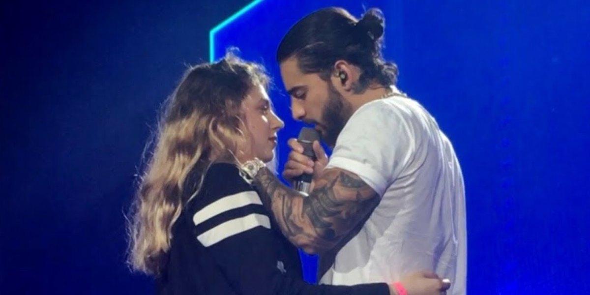 Maluma videos besando fanáticas críticas Juancho Tour - Canal 1