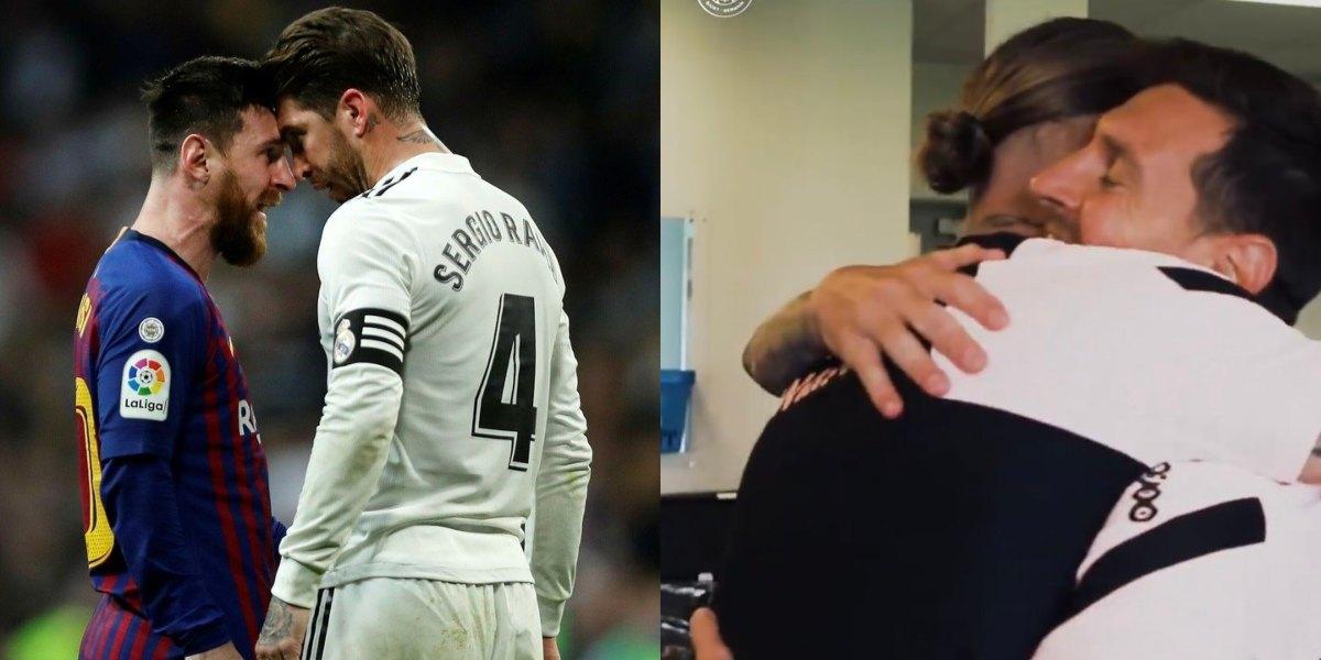 Sergio Ramos y Lionel Messi encuentro PSG nuevo equipo - Canal 1
