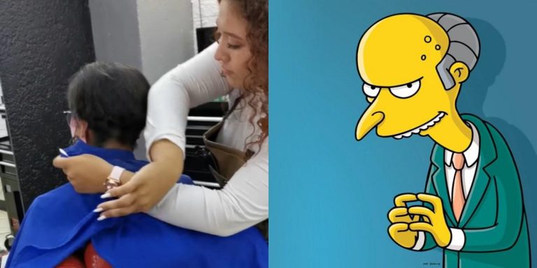 Señor Burns video joven rebelde se corta el pelo peluquería - Canal 1