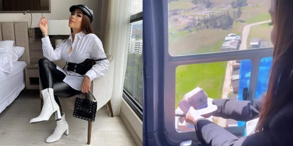 Epa Colombia reveló la millonada que lanzó desde un helicóptero - Canal 1