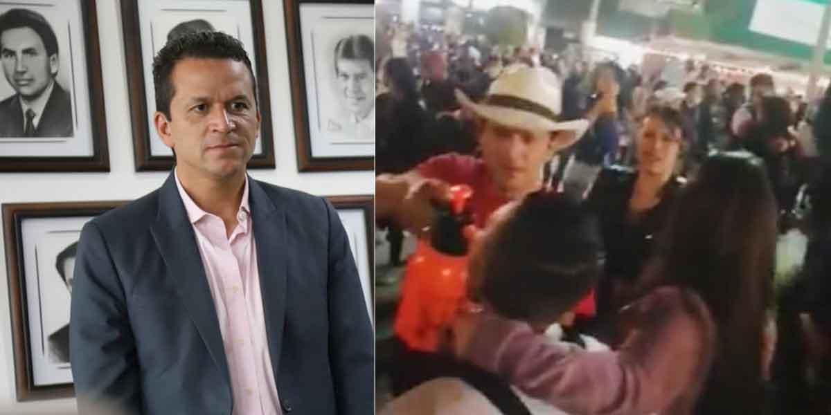 Graban Al Alcalde De Soacha Repartiendo Trago A Pico De Botella Canal 1
