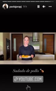 Paola Jara publica receta de su sudado de pollo - Canal 1