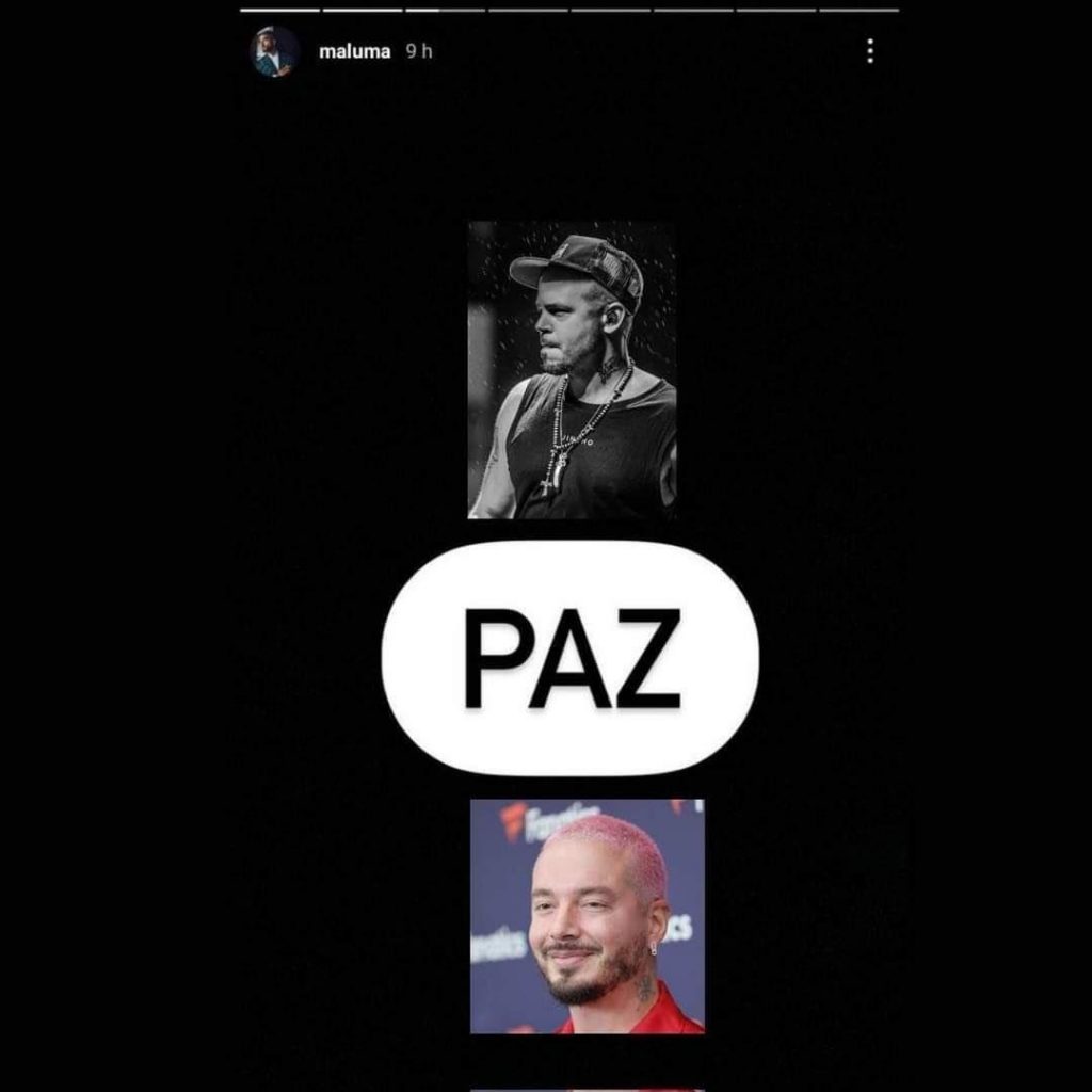 Residente y J Balvin: Maluma pidió la paz entre los cantantes - Canal 1