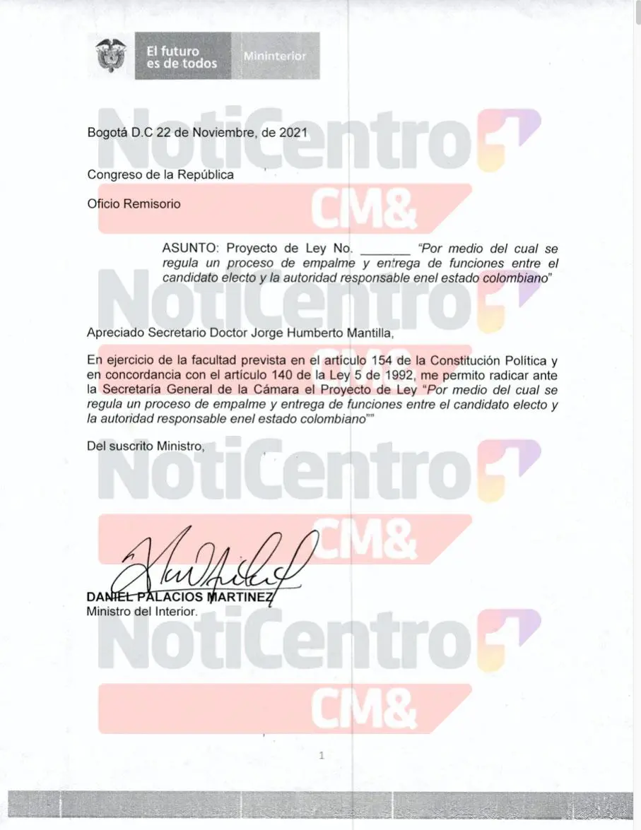 Mensaje de urgencia a proyecto que regula el proceso de empalme entre ...