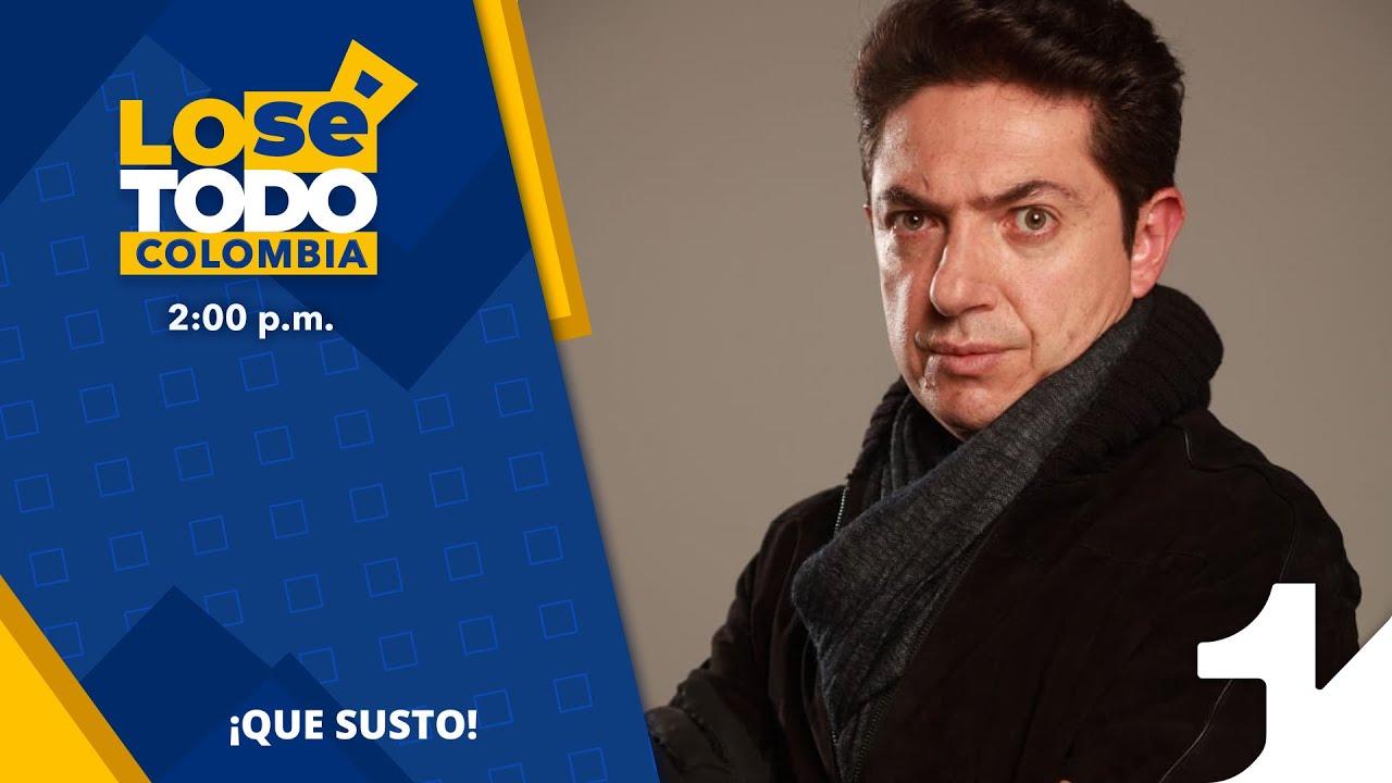 Ernesto Benjumea actor colombiano susto aeropuerto - Canal 1