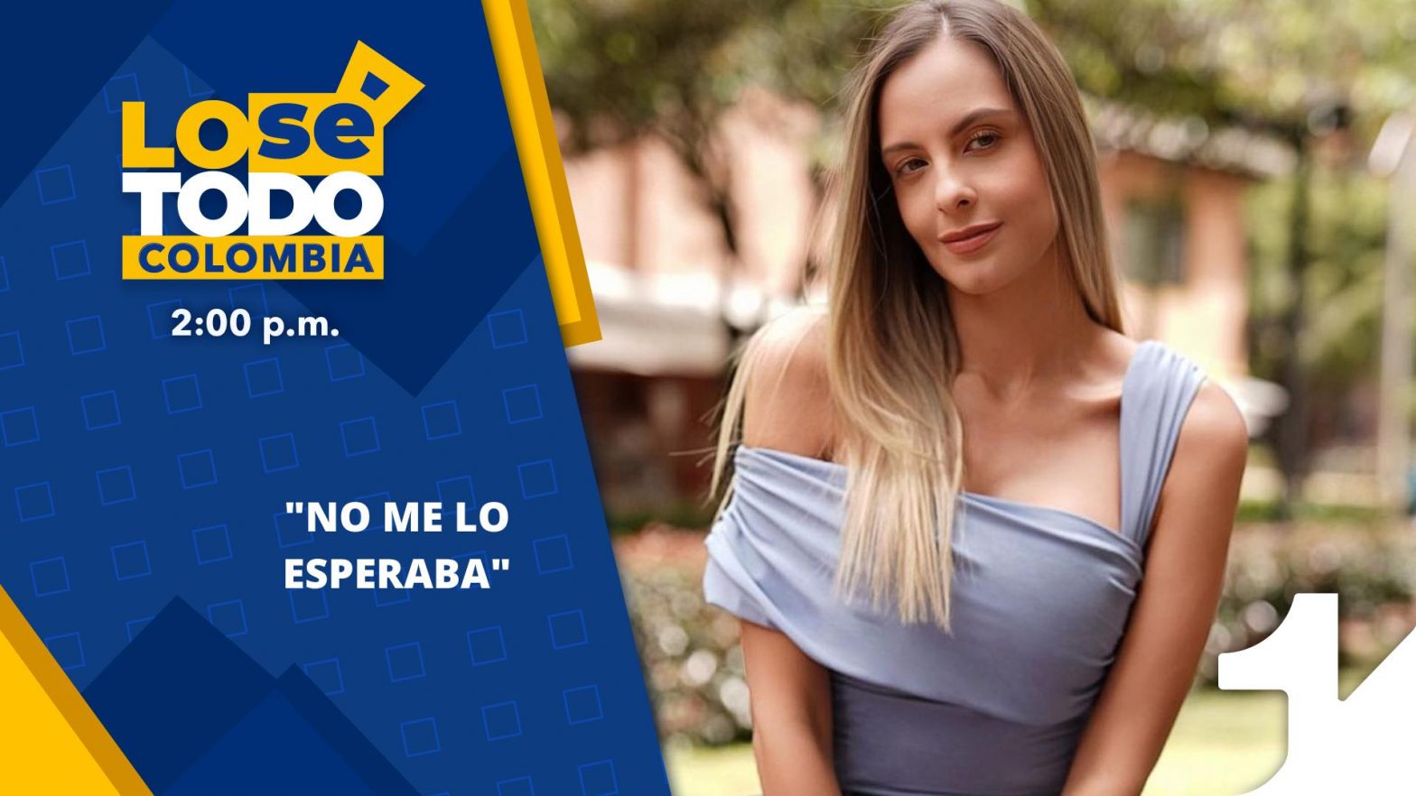 Laura Acuña presentadora colombiana faceta como actriz - Canal 1