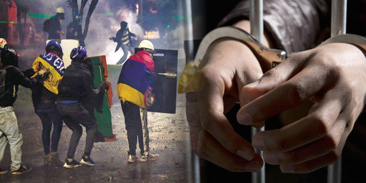 Condenado alias 19, líder de la Primera Línea en Bogotá - Canal 1