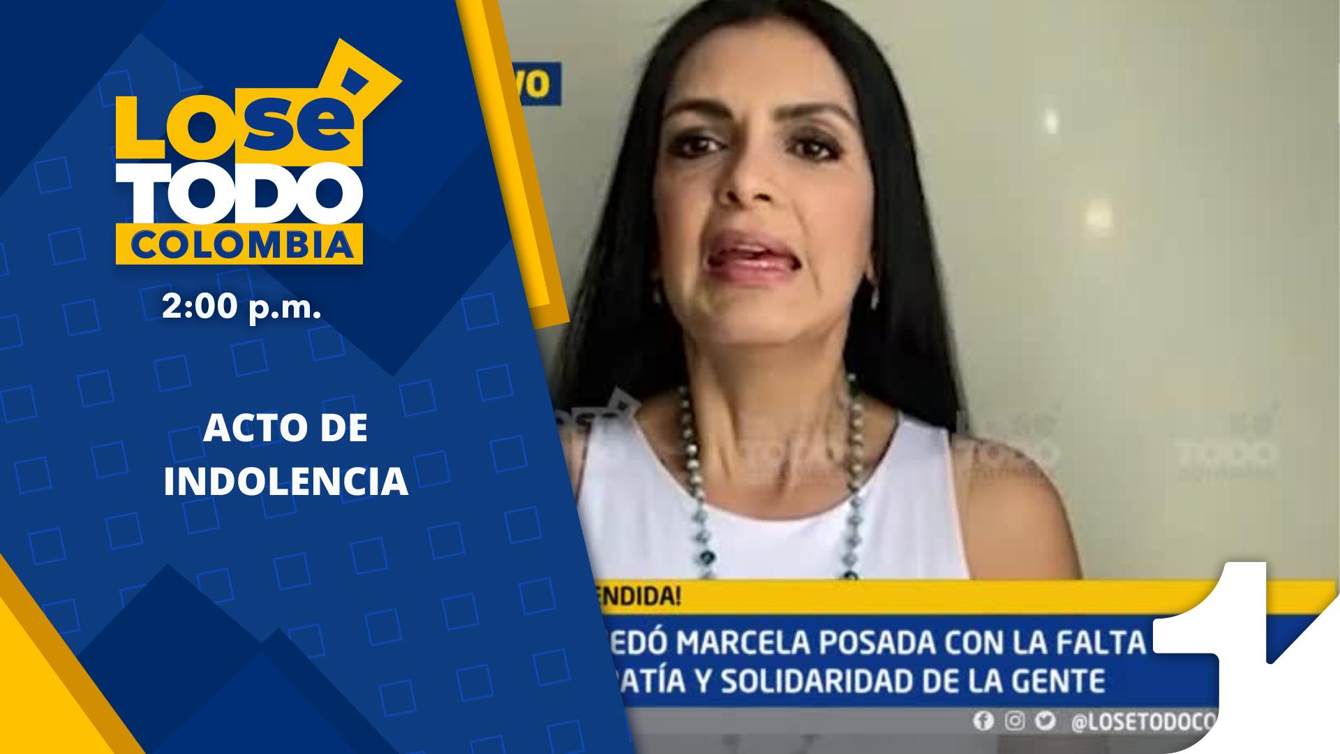 Marcela Posada denunció acto indolente en TransMilenio Bogotá - Canal 1