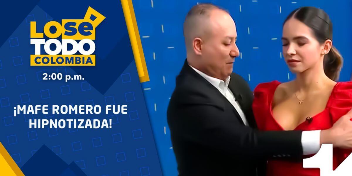 Mafe Romero fue hipnotizada y su cuerpo estuvo al límite - Canal 1