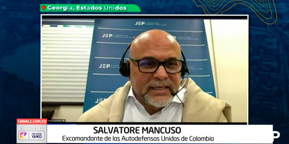 Esta Fue La Primera Comparecencia De Salvatore Mancuso En Su Audiencia