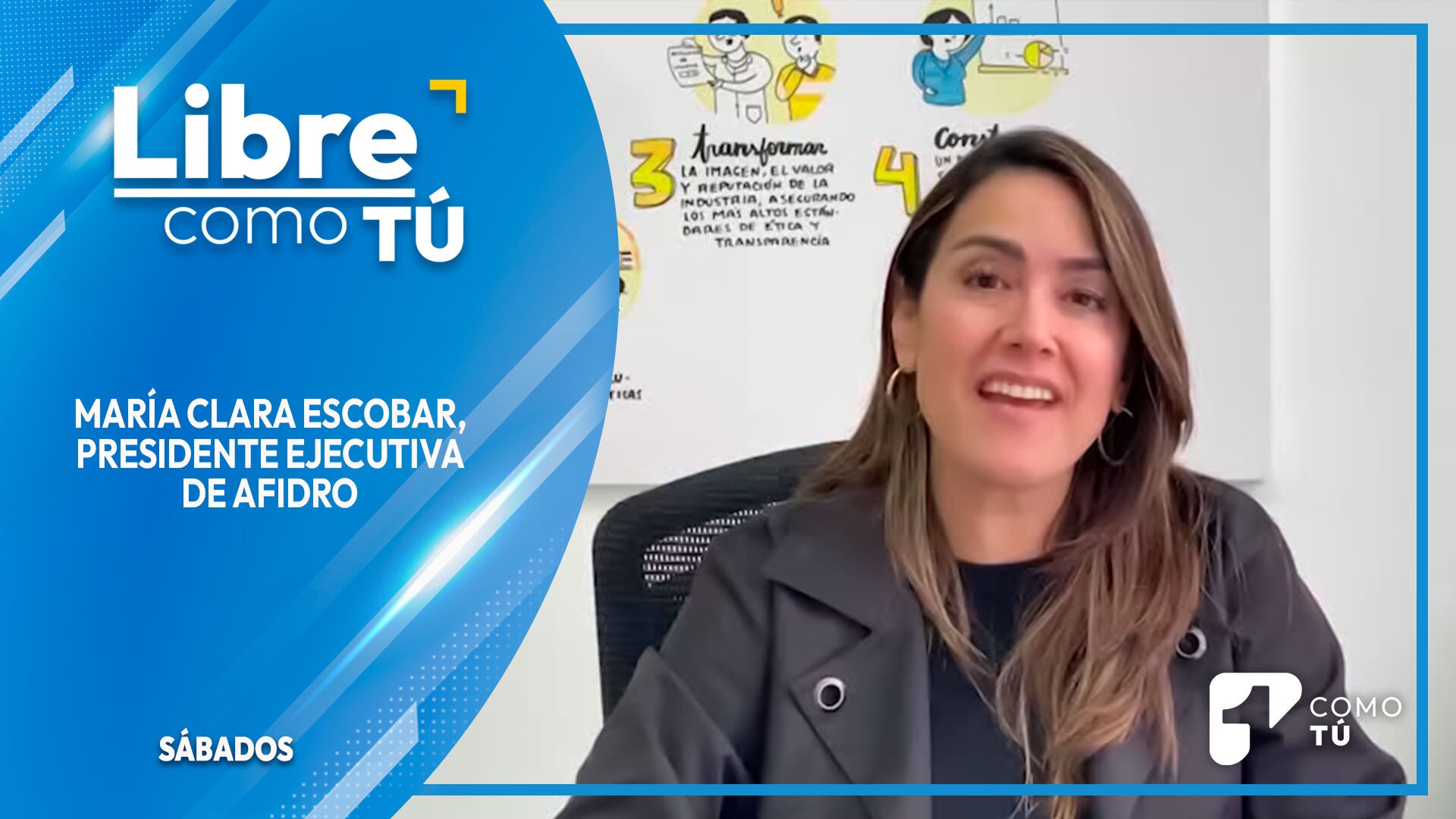 Libre Como Tú: María Clara Escobar, presidente ejecutiva de Afidro ...