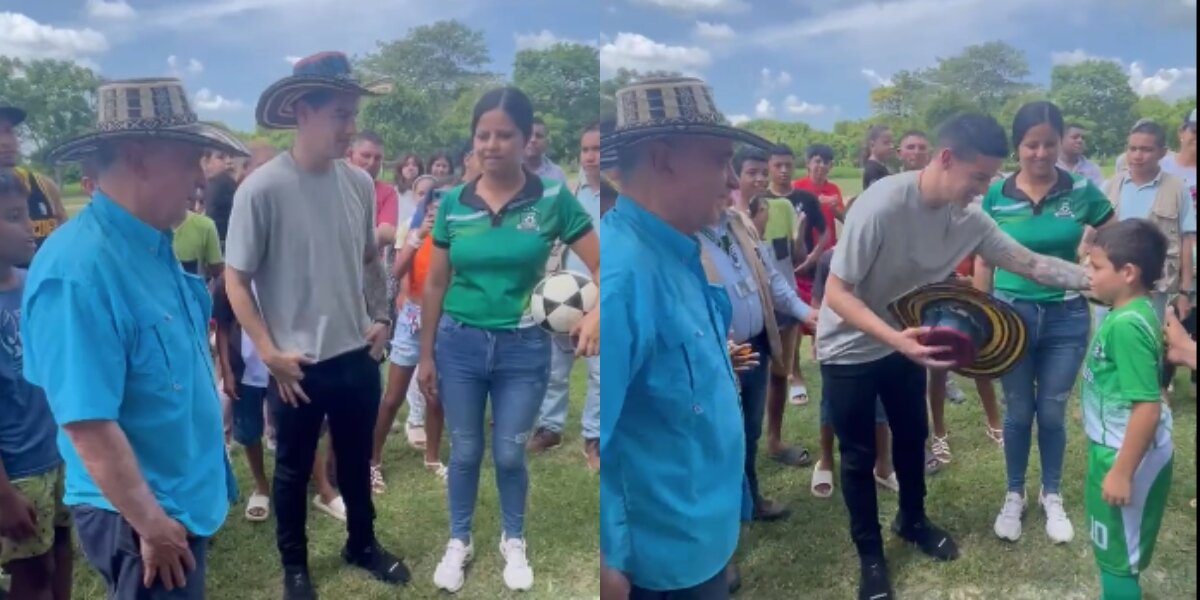 Visita sorpresa: James estuvo en el Ubérrimo con el expresidente ...