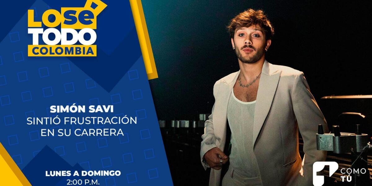 Simón Savi habla del momento en que sintió frustración en su carrera - Canal 1