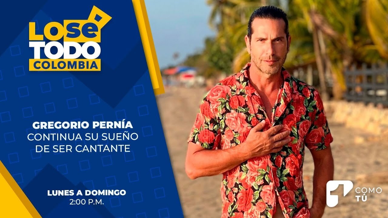 Gregorio Pernía continua su sueño de ser cantante - Canal 1