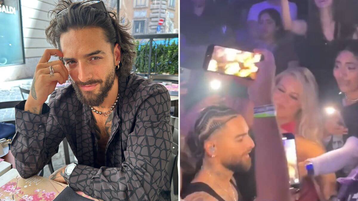 Maluma se enojó con fan que intentó besarlo - Canal 1
