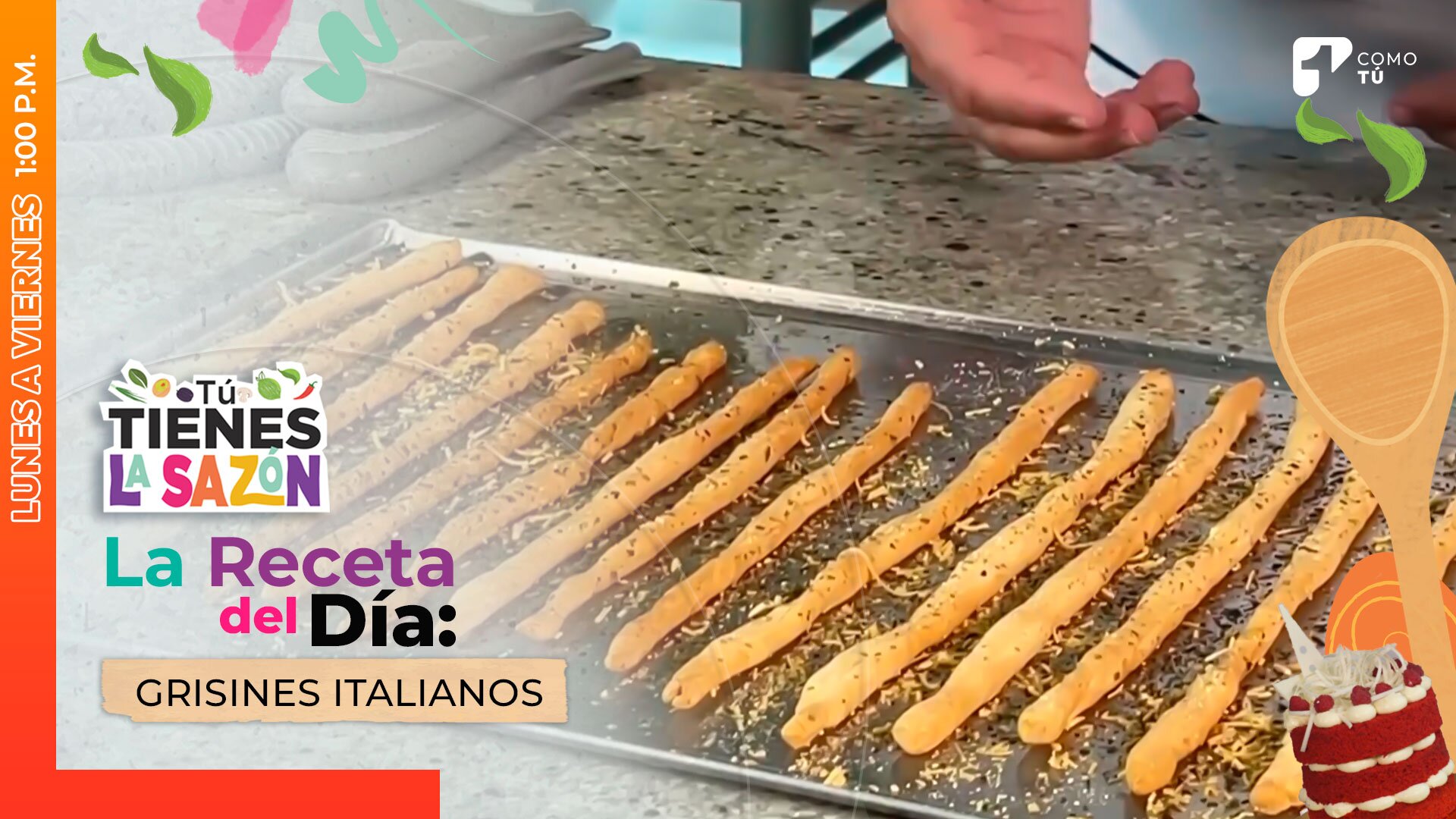 Pa' Matar El Antojo: grisines italianos con el chef Jaime Barreto - Canal 1
