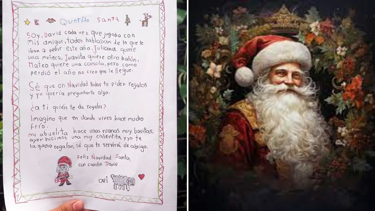 La emotiva carta de un niño a Papá Noel que se hizo viral en redes ...