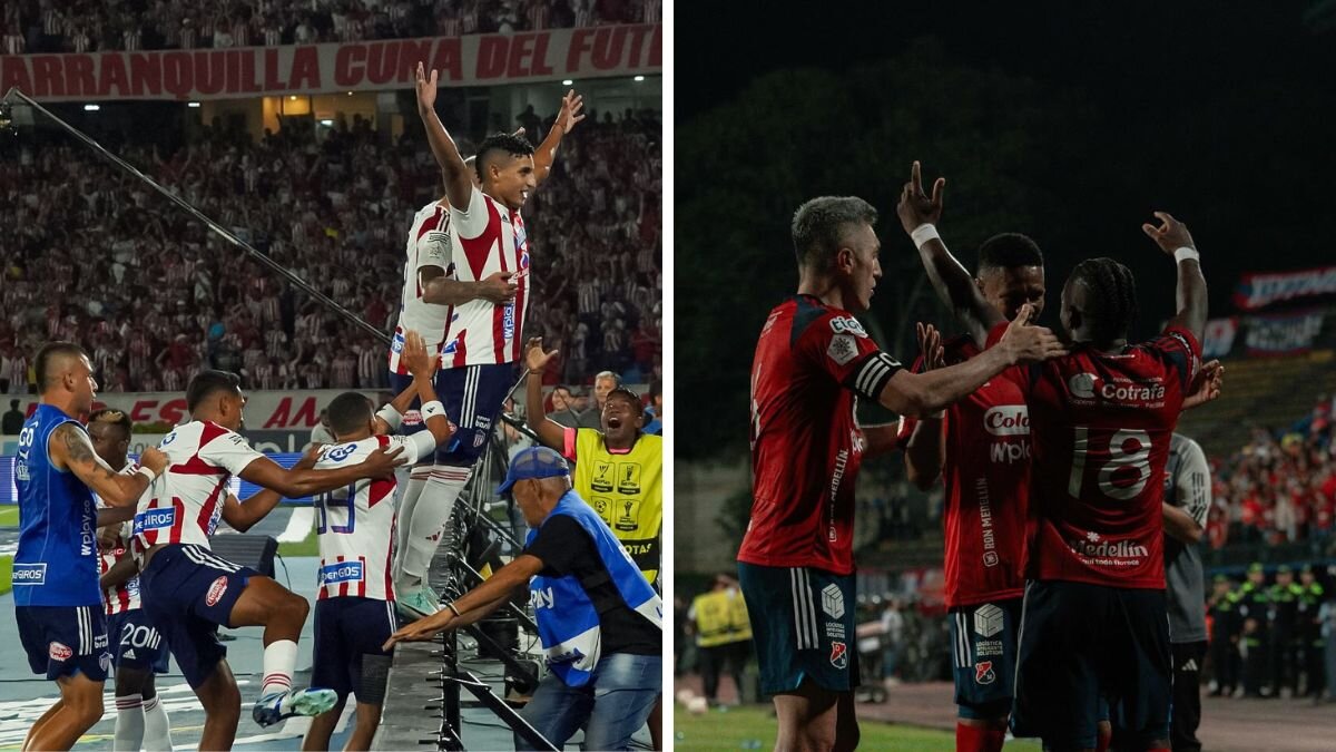 Junior vs. Medellín: así quedaron los últimos partidos - Canal 1