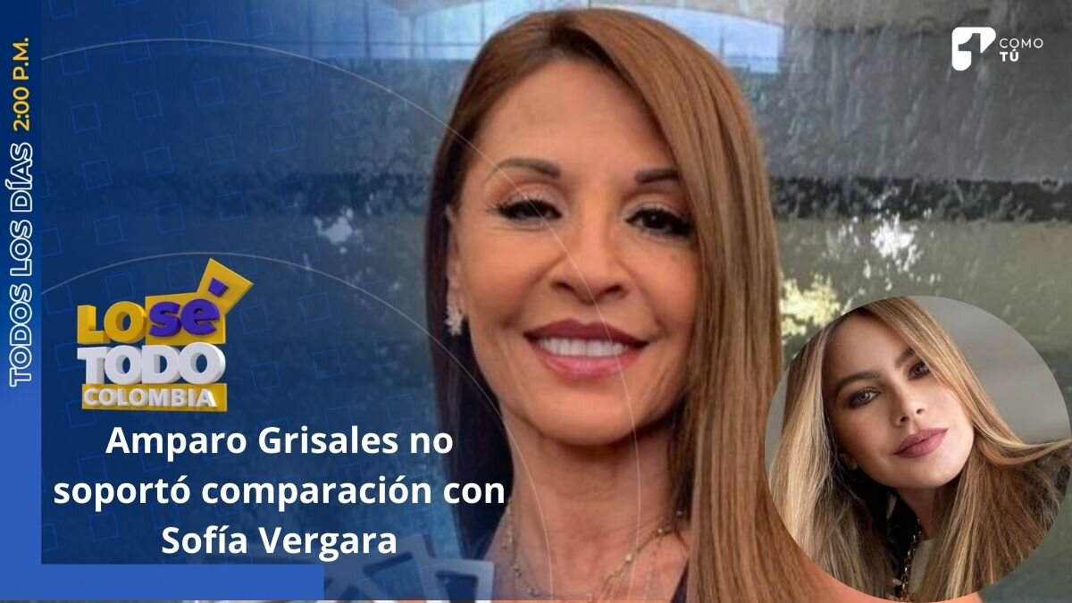 Amparo Grisales se molestó por comparación con Sofía Vergara - Canal 1