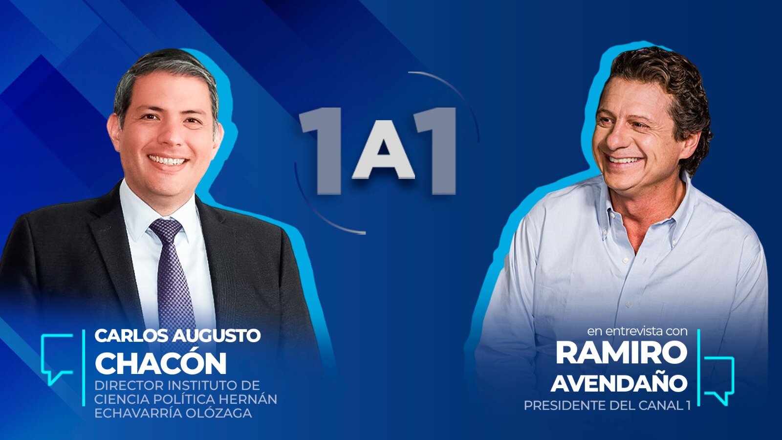 Carlos Augusto Chacón en 1 a 1: "No defendemos a ningún partido ...