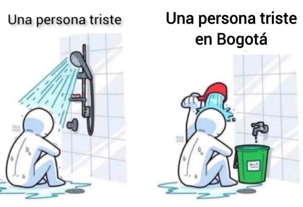 Los mejores memes sobre el racionamiento de agua que se vive en Bogotá ...