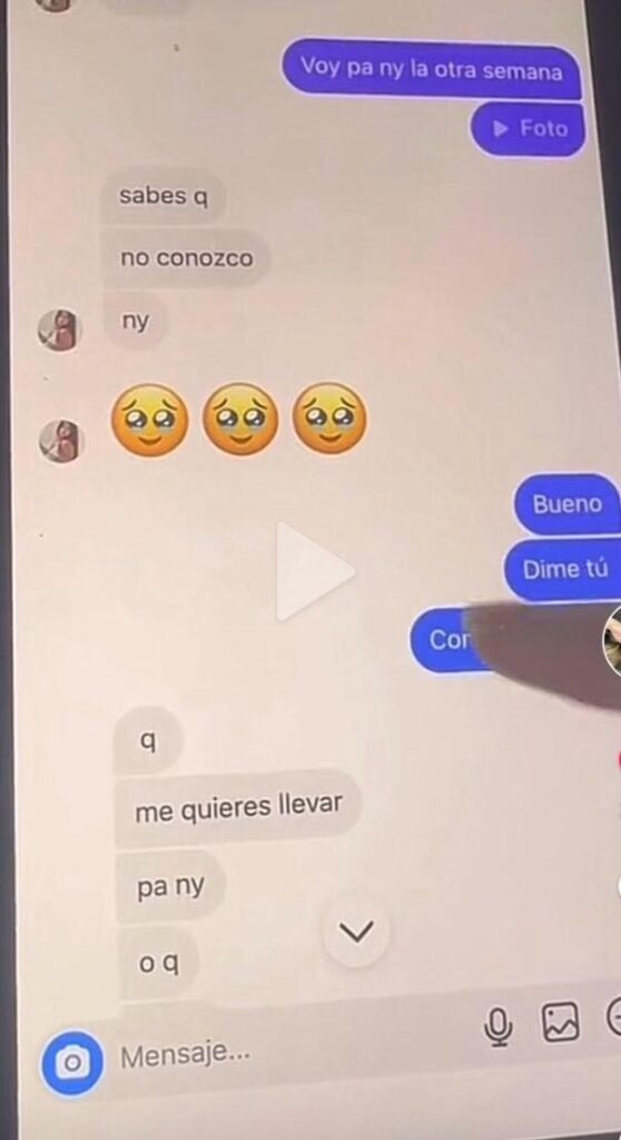 Los pantallazos de las conversaciones de Beéle con Isabella Ladera en ...
