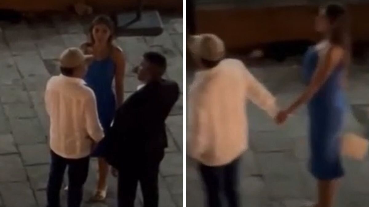 ¡Desde otro ángulo! Nuevas imágenes del supuesto video de Petro junto a ...