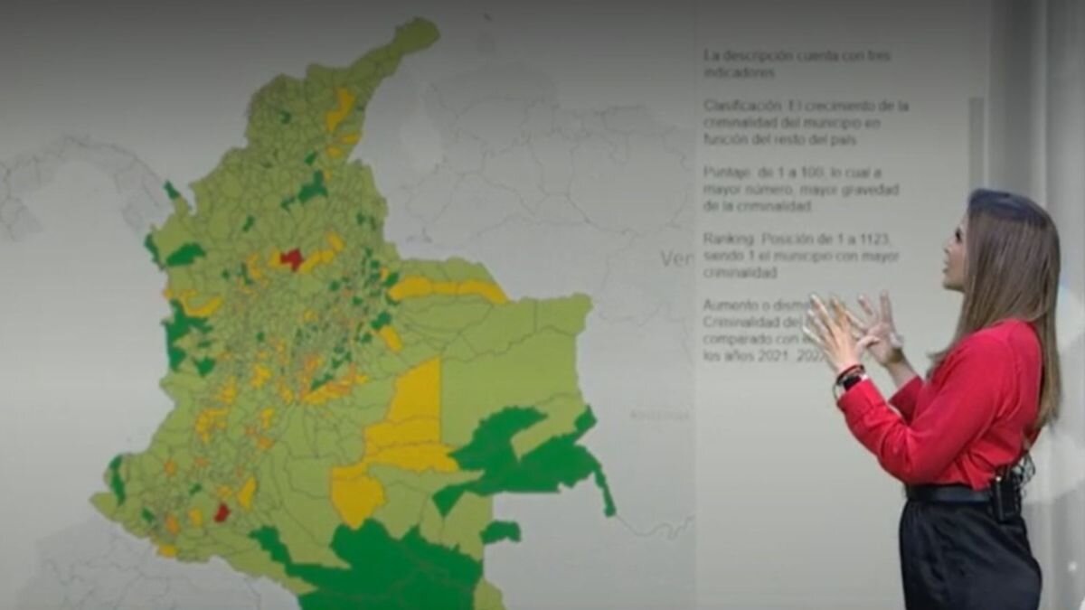 Mapa de criminalidad en Colombia: las ciudades más peligrosas - Canal 1